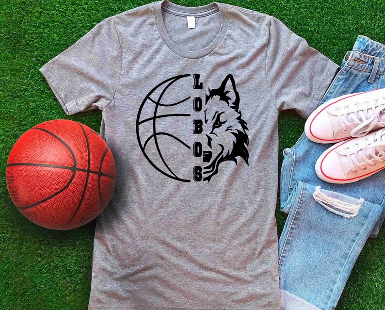 Lobos Basketball Athletic Teams SVG PNG EPS Jpg Go Lobos - Etsy