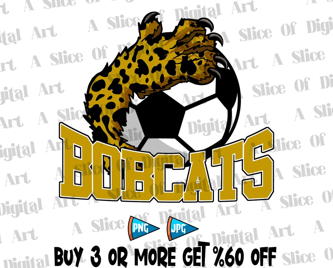 Bobcats Soccer PNG, Bobcats Athletic Team Soccer Png, Bobcats Arm Paw ...