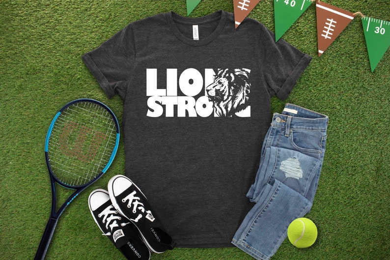 Lions Strong Athletic Teams SVG PNG EPS Jpeg Go Lions - Etsy