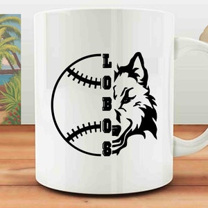 Lobos Baseball Softball Athletic Teams SVG PNG EPS, Go Lobos Softball ...