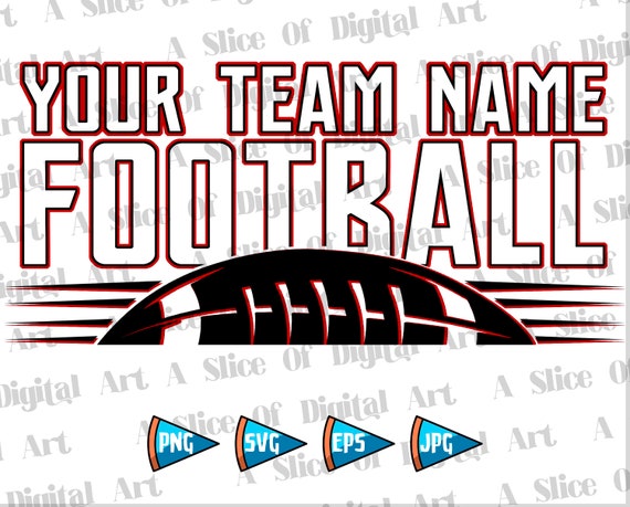 Customized Football Team Season PNG SVG EPS Athletic Hawks - Etsy