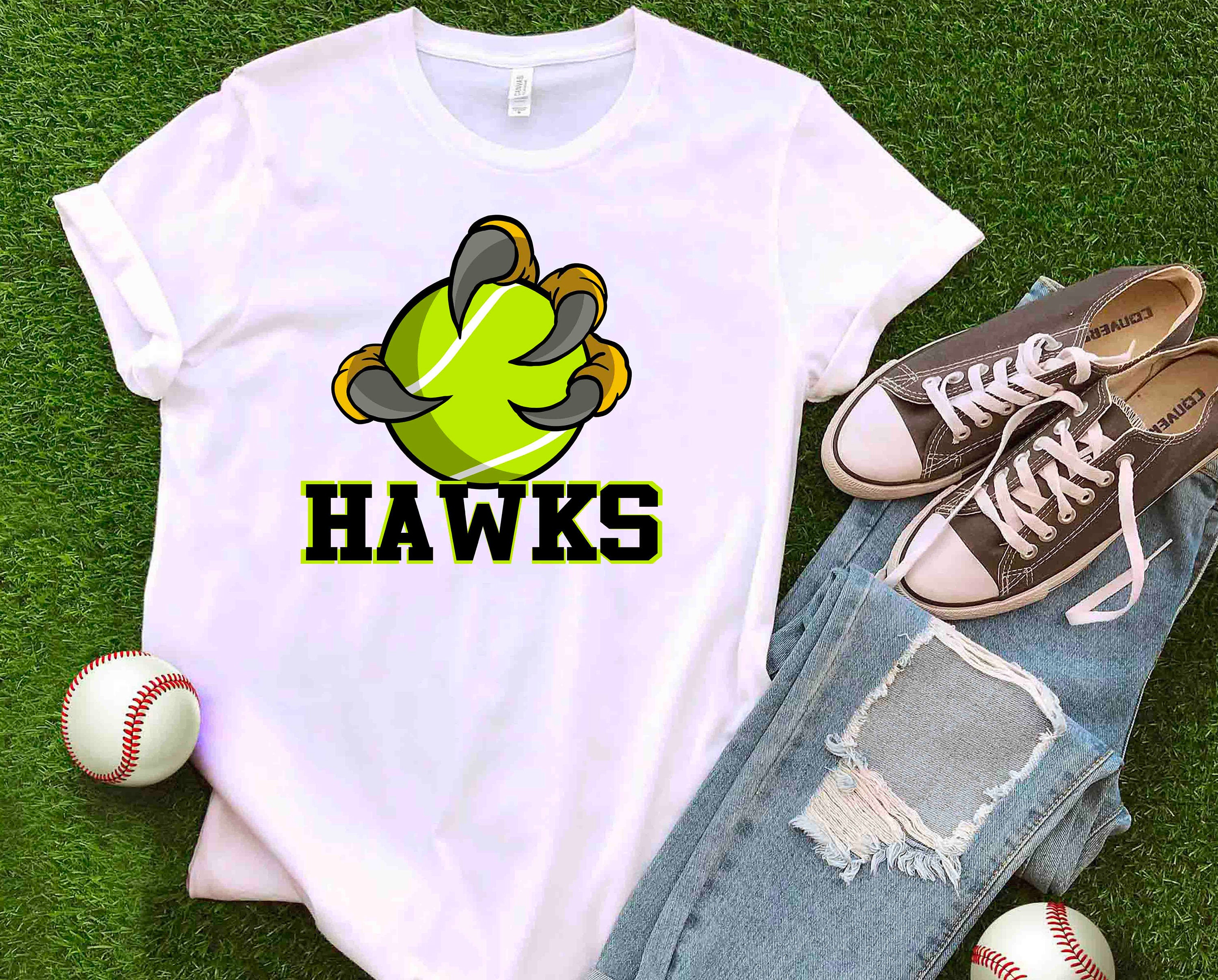 Hawks Claw Tennis Athletic Teams SVG PNG EPS Jpeg, Go Hawks Tennis ...