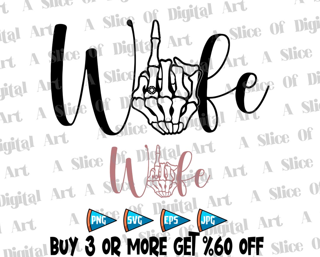 Buy Wife SVG PNG EPS, Wifey Svg, Vector Cut File for Cricut, Silhouette ...