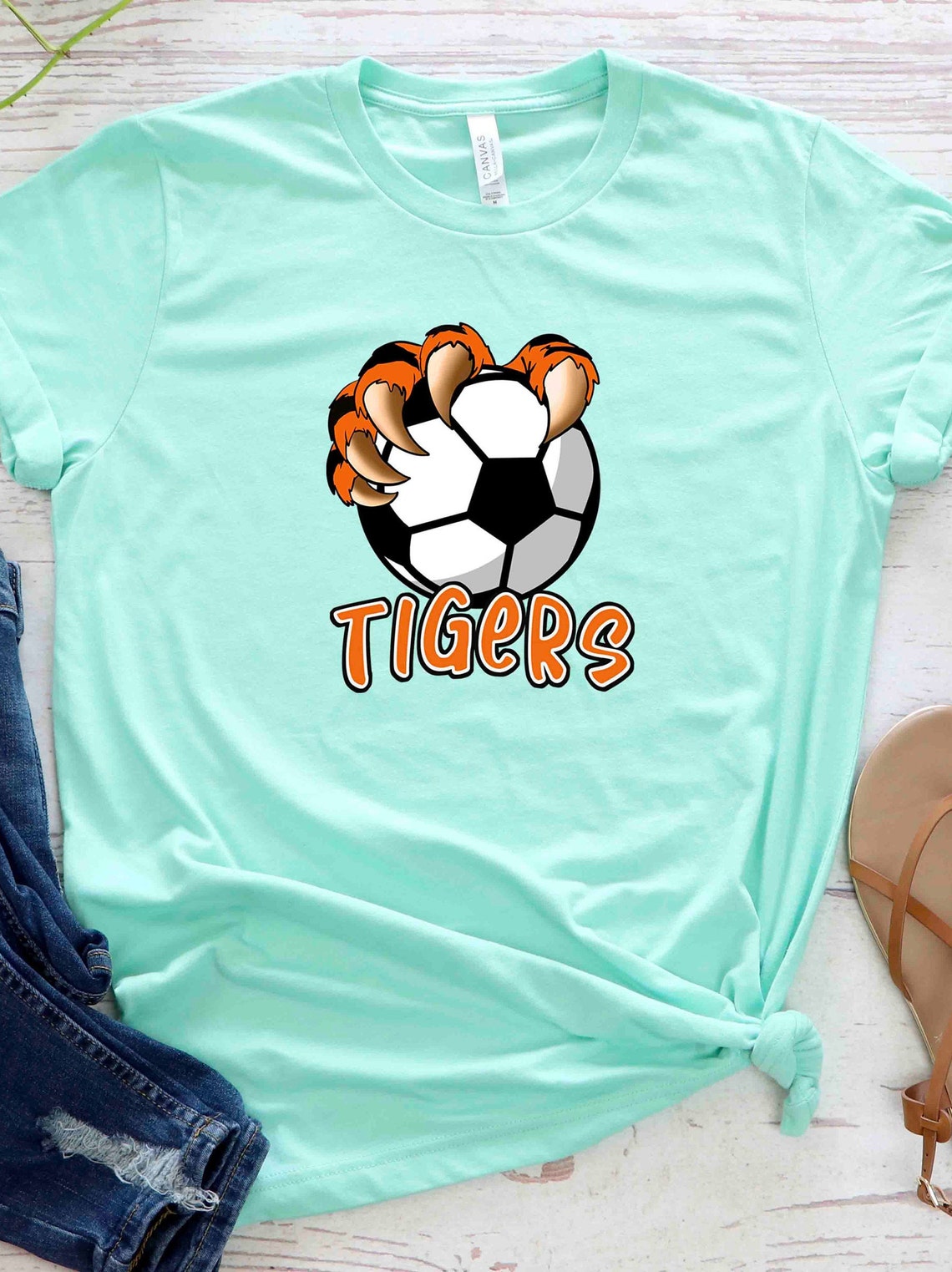Tigers Soccer Athletic Teams PNG Jpeg Go Tigers Soccer Teams - Etsy