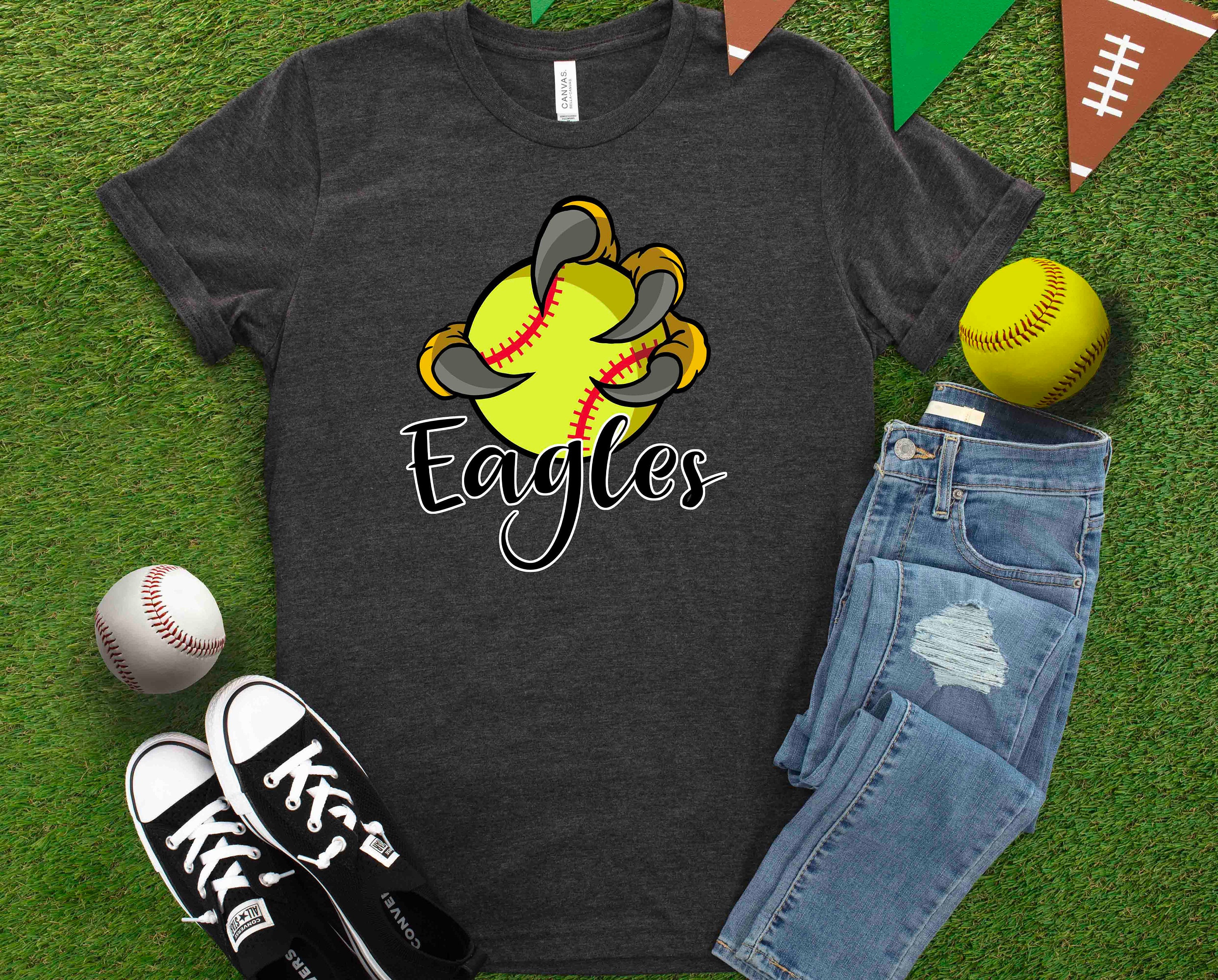 Eagles Claw Softball Athletic Teams PNG JPEG Not Svg Go Eagles - Etsy