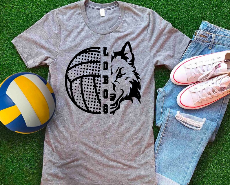 Lobos Volleyball Athletic Teams SVG PNG EPS Jpg Go Lobos - Etsy