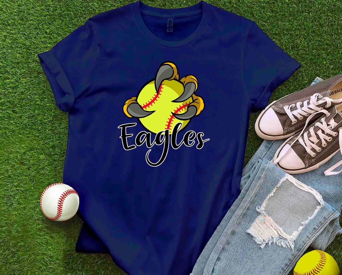 Eagles Claw Softball Athletic Teams PNG JPEG Not Svg Go Eagles - Etsy