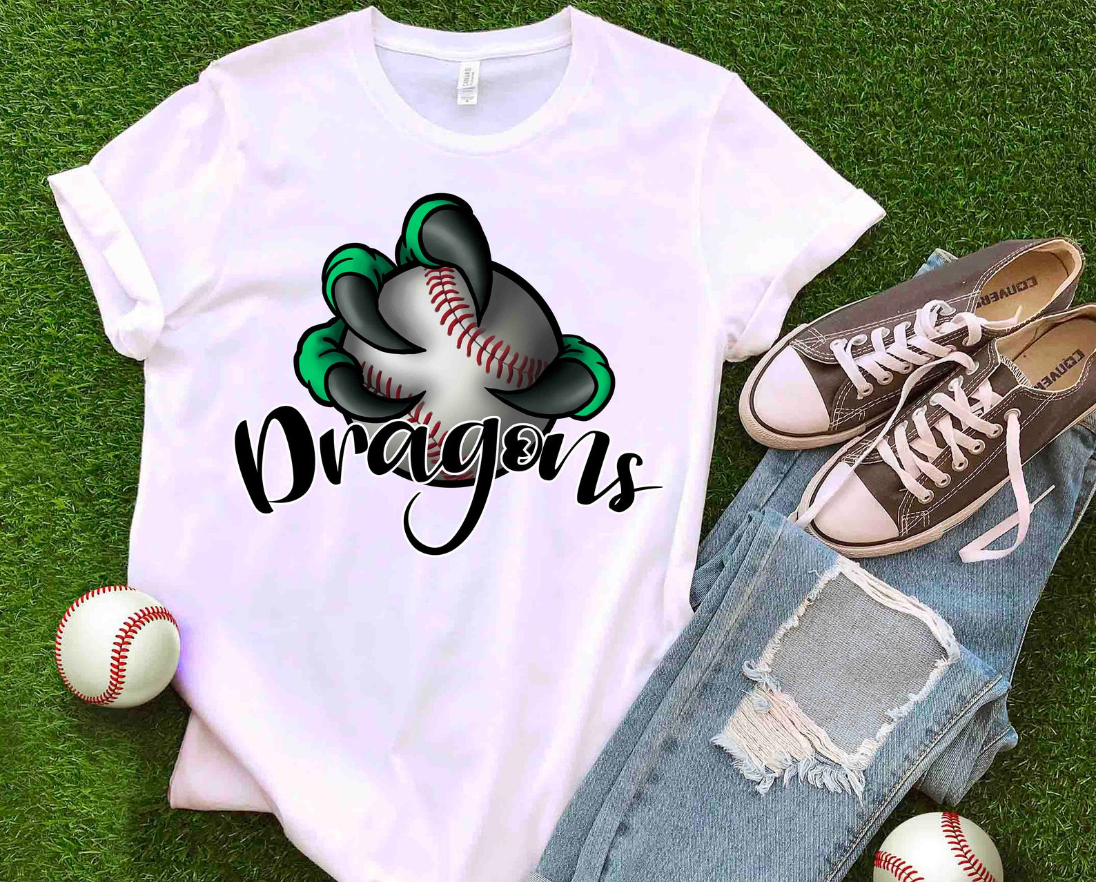 Dragons Claw Baseball Athletic Teams PNG JPEG, Go Dragons Baseball Png ...