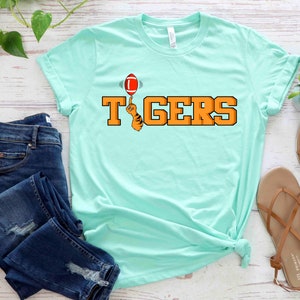 Tigers Football PNG SVG JPEG Athletic Teams Go Tigers Football - Etsy