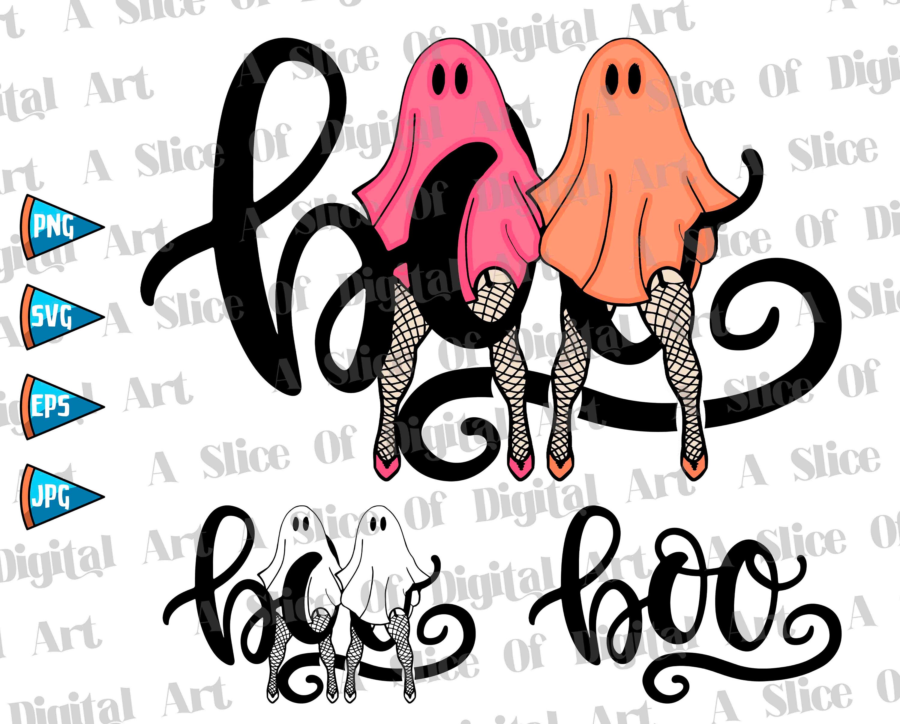 Boo SVG PNG EPS Girl Ghost Svg Boo Ghost Svg Adult Ghost - Etsy
