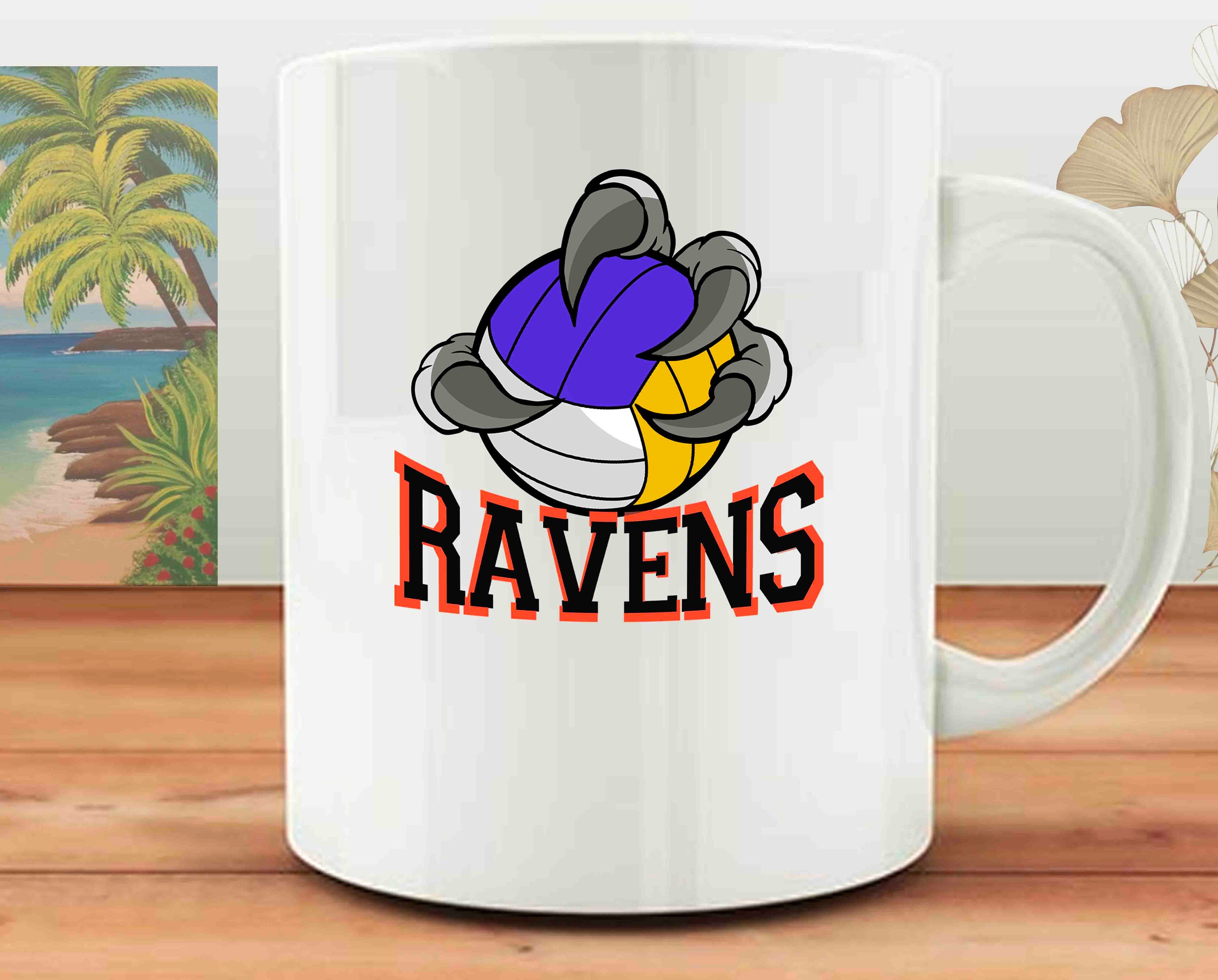 Ravens Claw Volleyball SVG PNG EPS Ravens Athletic Teams Svg, Go Ravens ...