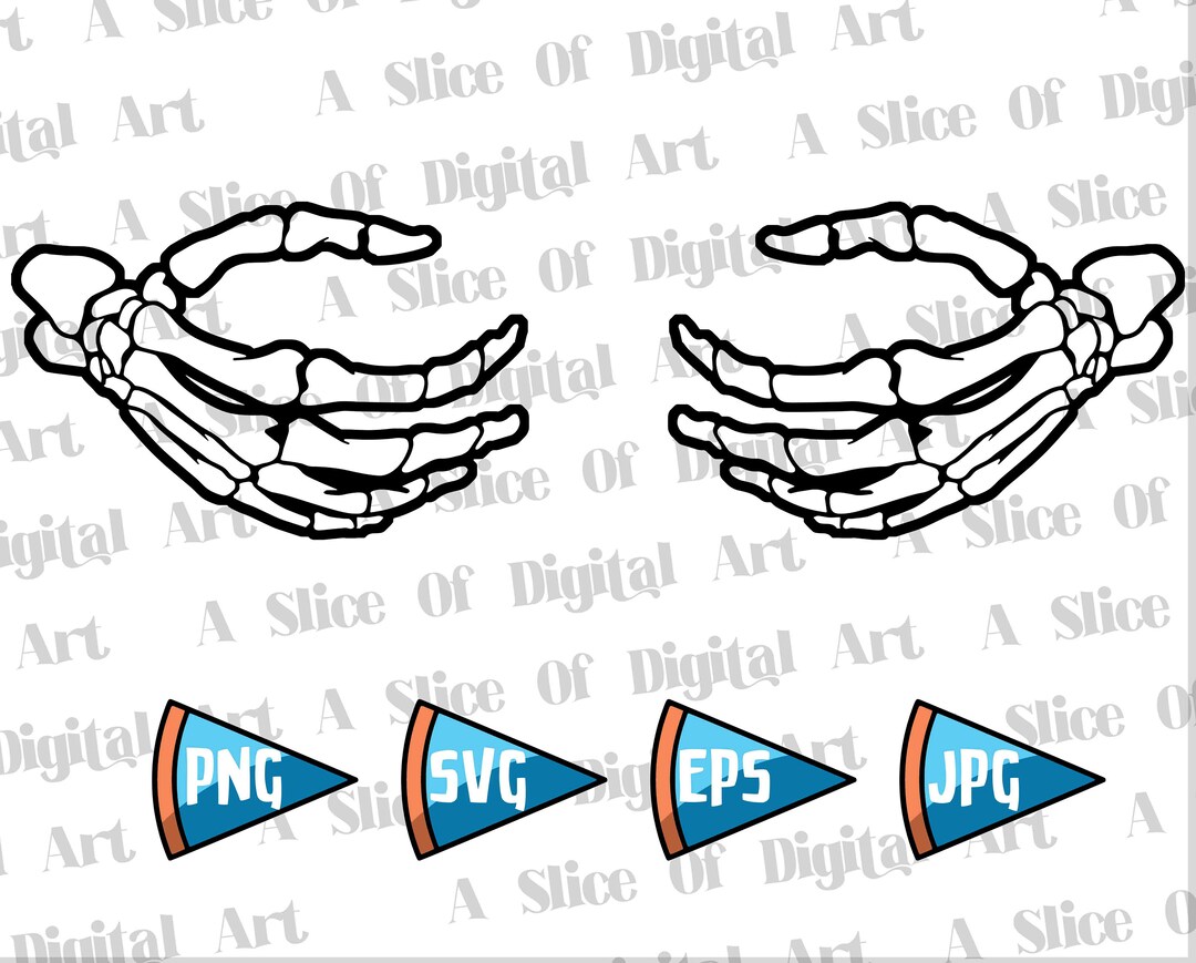 Skeleton Hand Grabbing 2 SVG PNG EPS Bones Holding Boobs Tits Tatas ...