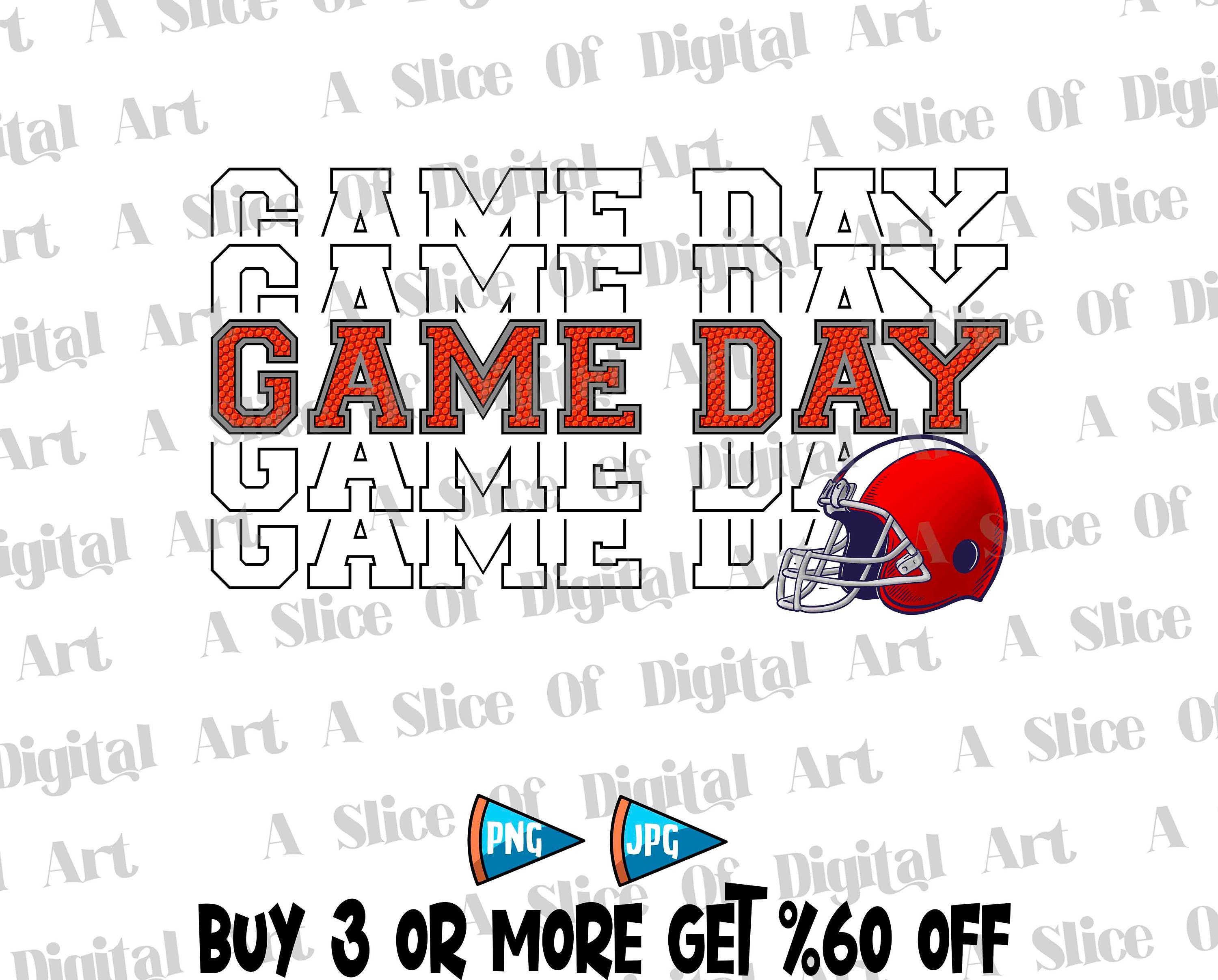 Game Day Football Design PNG JPEG, Athletics Football Teams Png Go ...