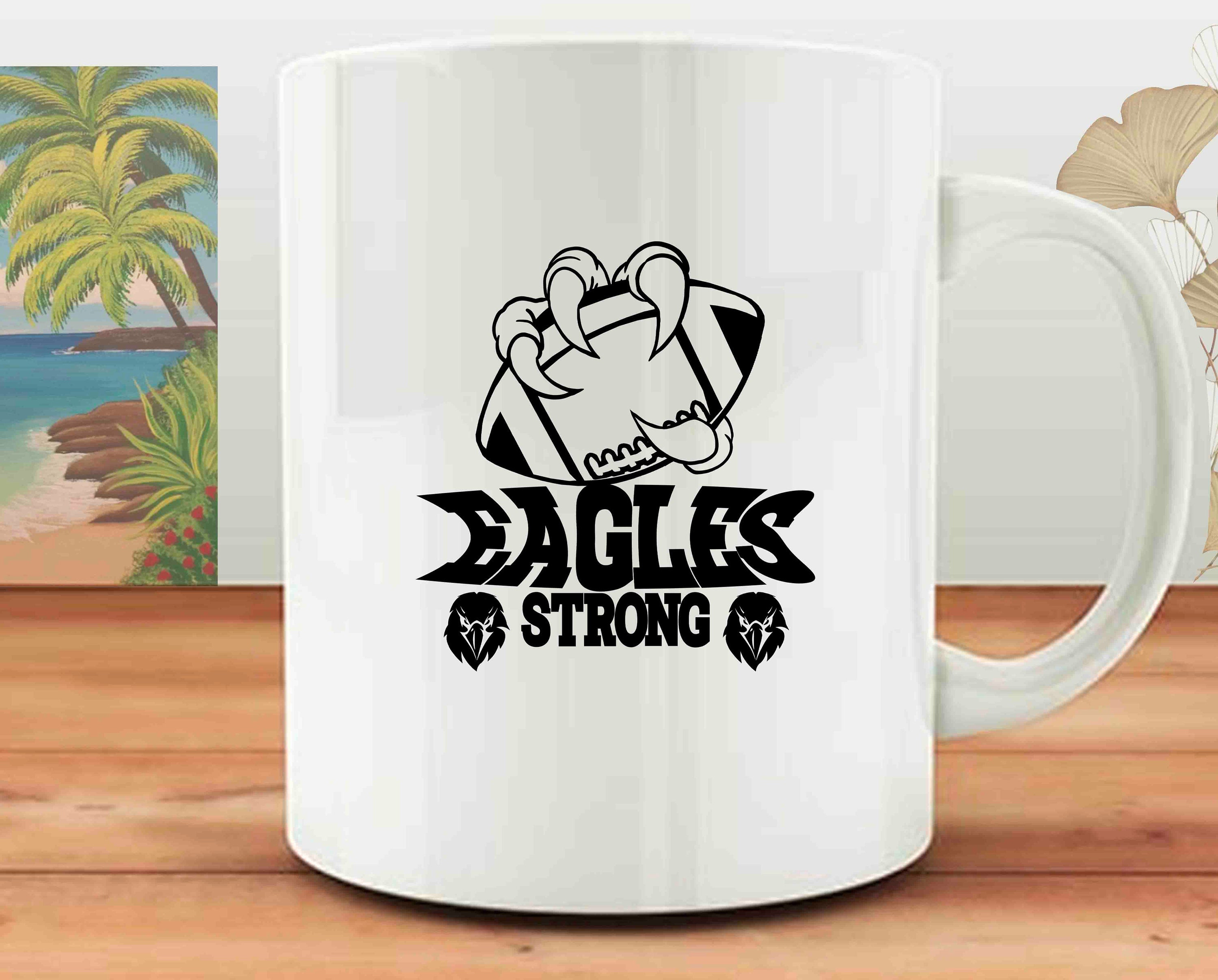Eagles Strong Claw Football SVG PNG EPS Eagles Athletic Go Eagles ...