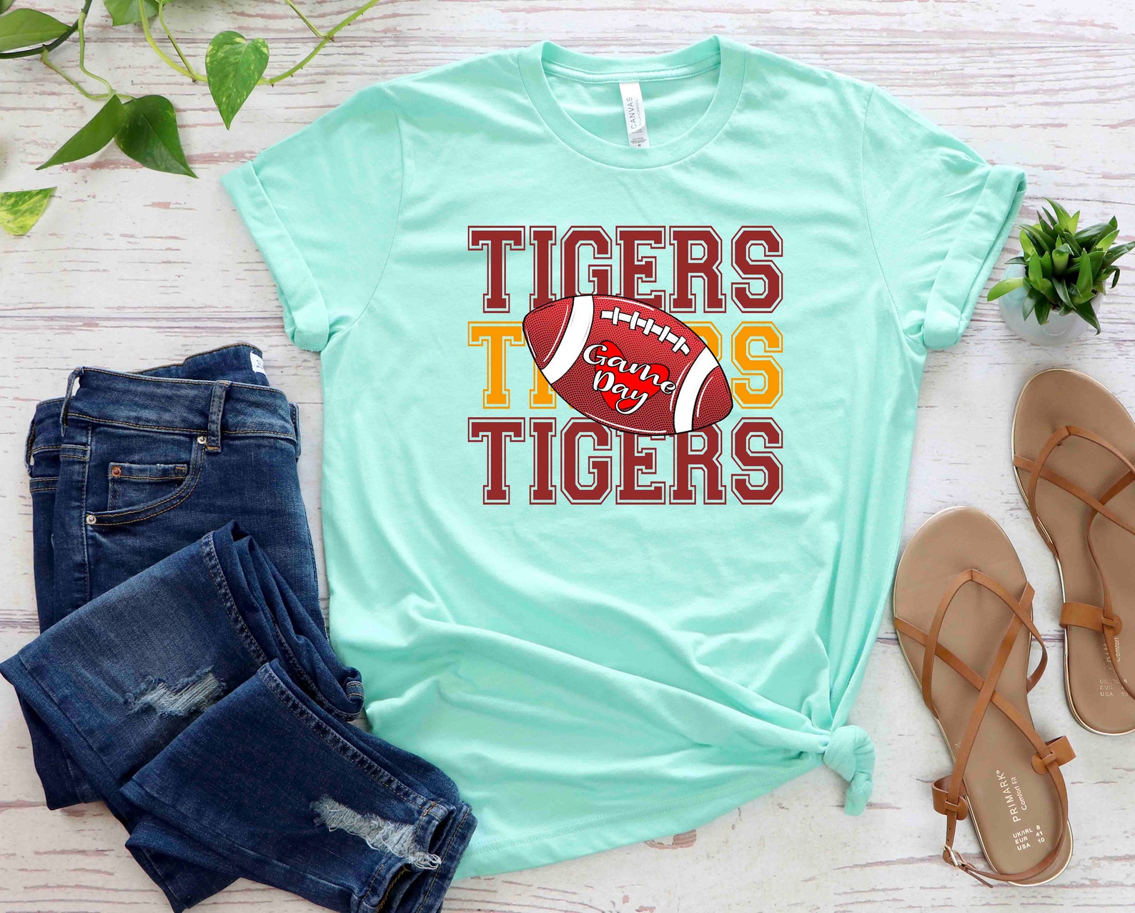 Game Day Tigers Athletic Teams Png Jpeg Not Svg Go Tigers - Etsy