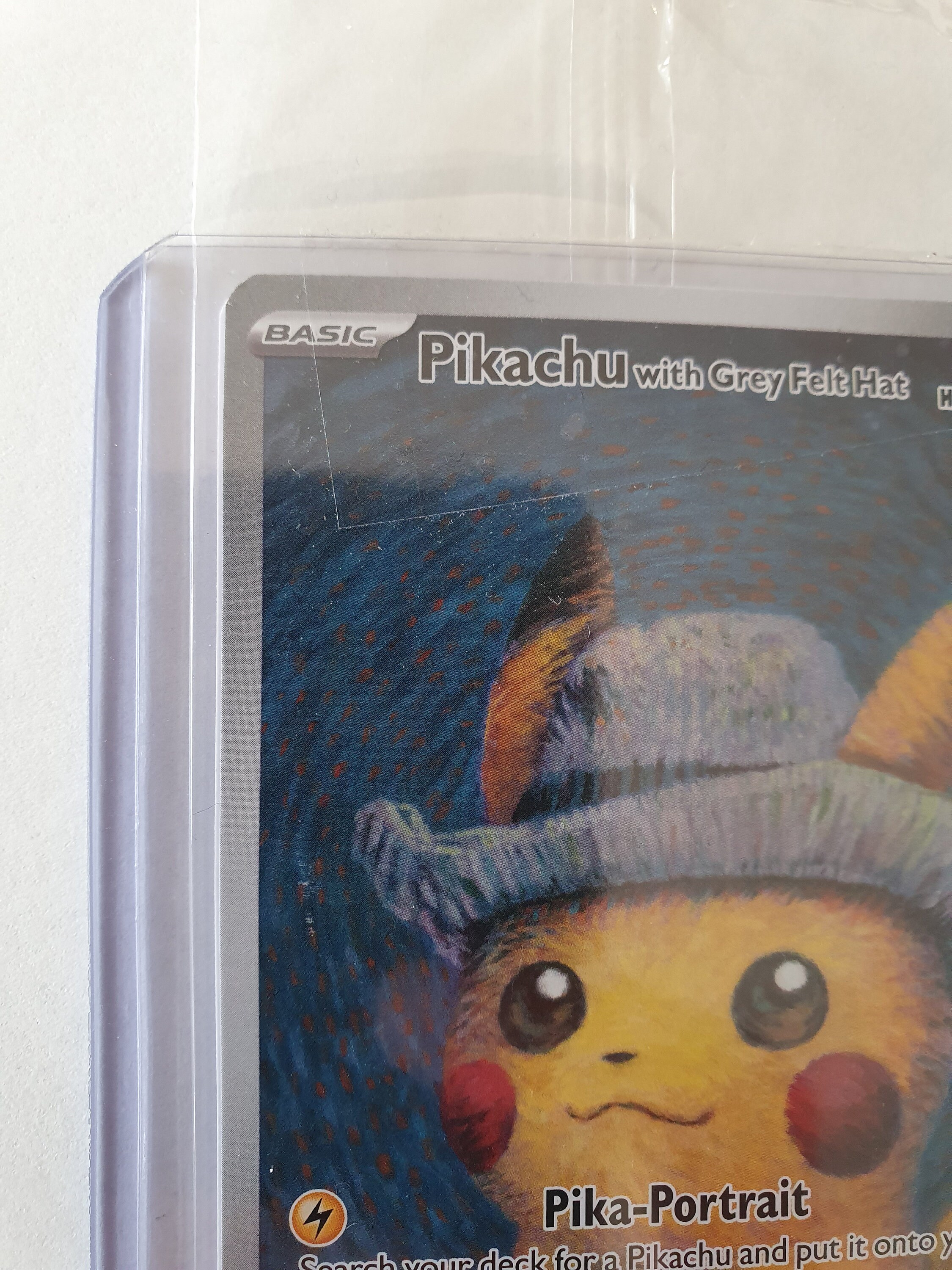 Pikachu Van Gogh Pokemon Card Pikachu With Grey Felt Hat - Etsy