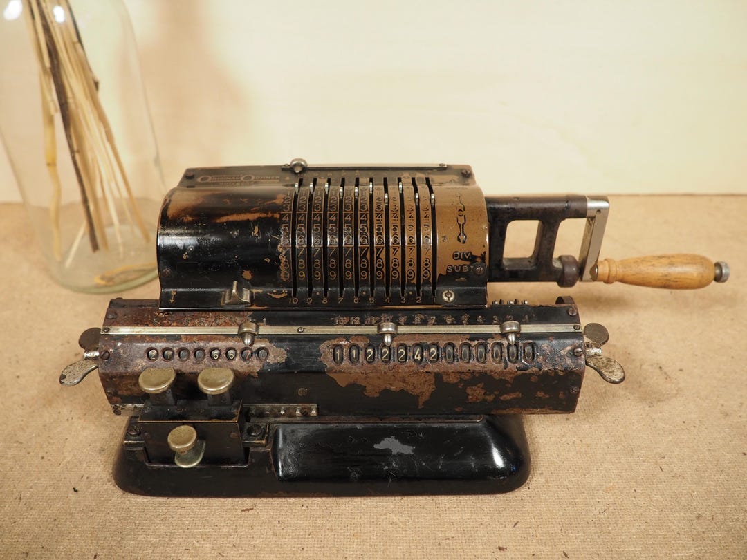 Original Odhner Calculator (1920's) Rare Cast Antique Swedish ...