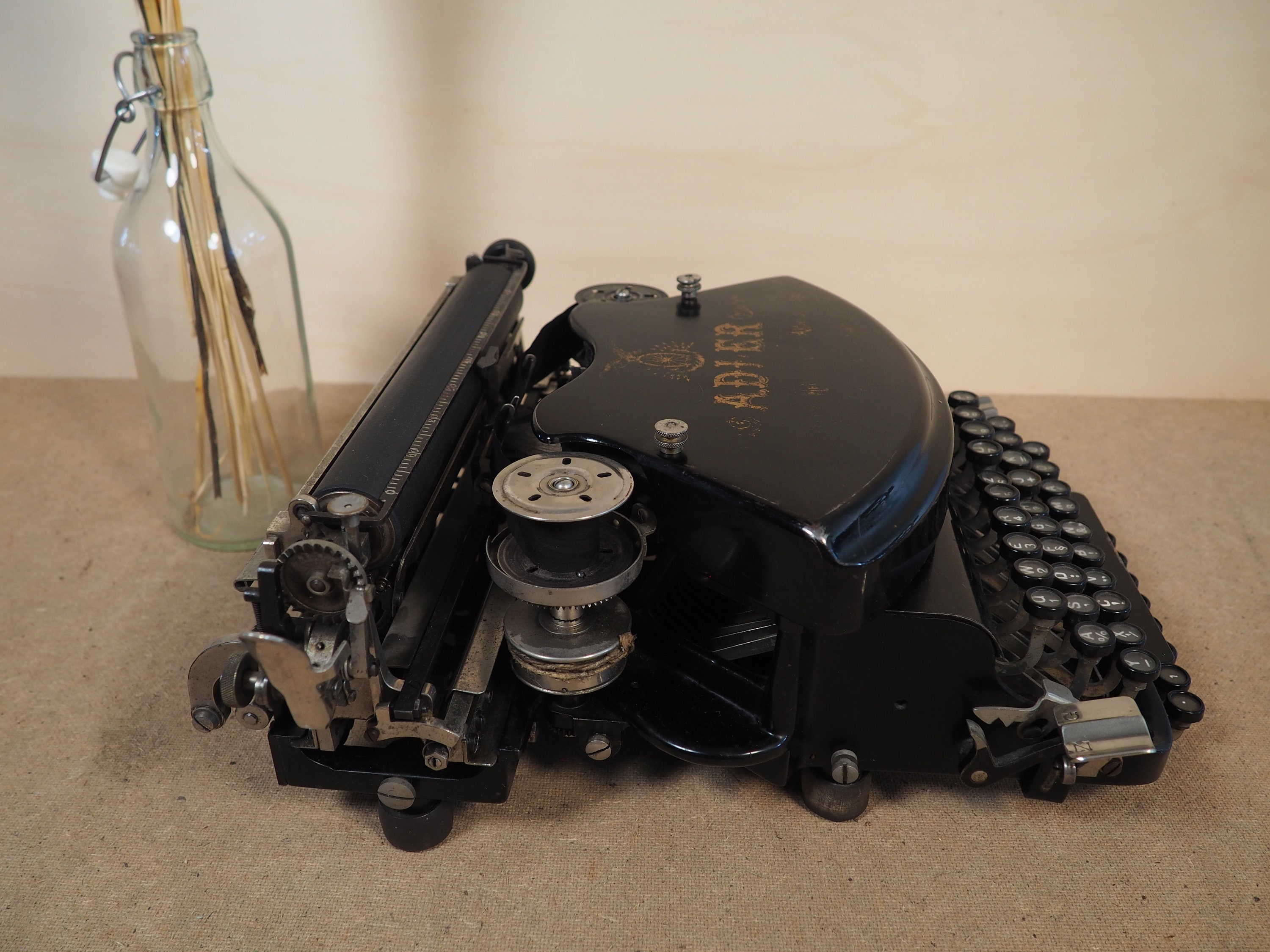 Typewriter Adler 7 With TABULATOR rare 1925 Antique Typewriter Rare ...