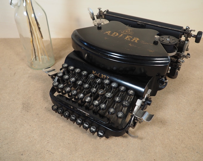Typewriter Adler 7 With TABULATOR (rare) 1925 Antique Typewriter Rare ...