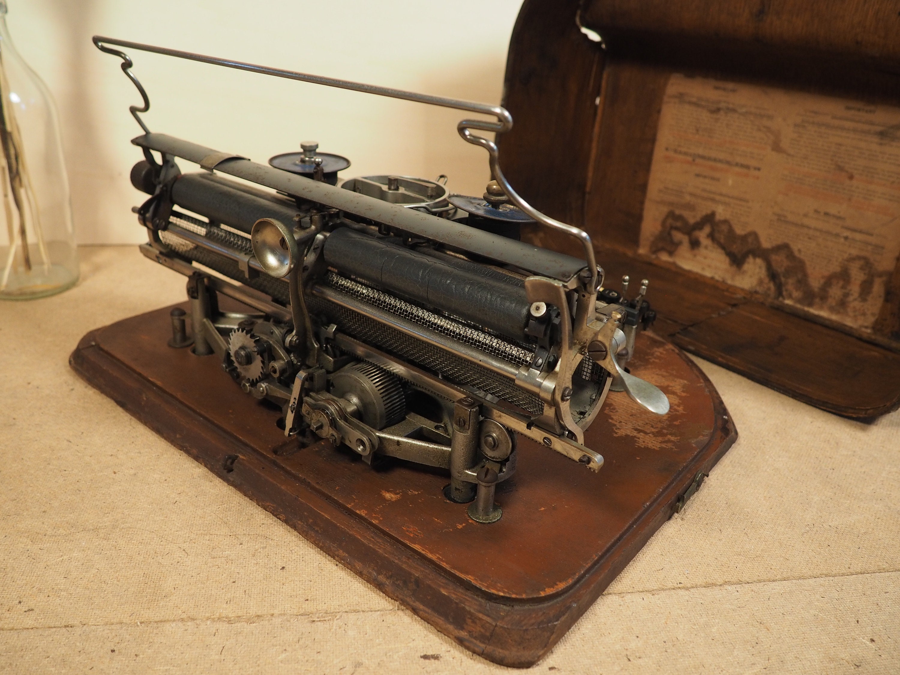 Hammond WIDE Carriage Typewriter Model 12 1906 Straight - Etsy