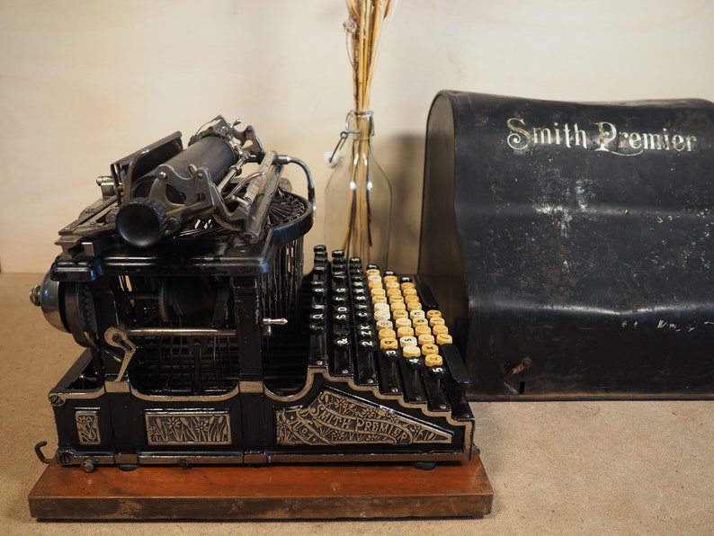 Smith Premier 1 Typewriter 1889 Rare Antique Typewriter Beautiful ...