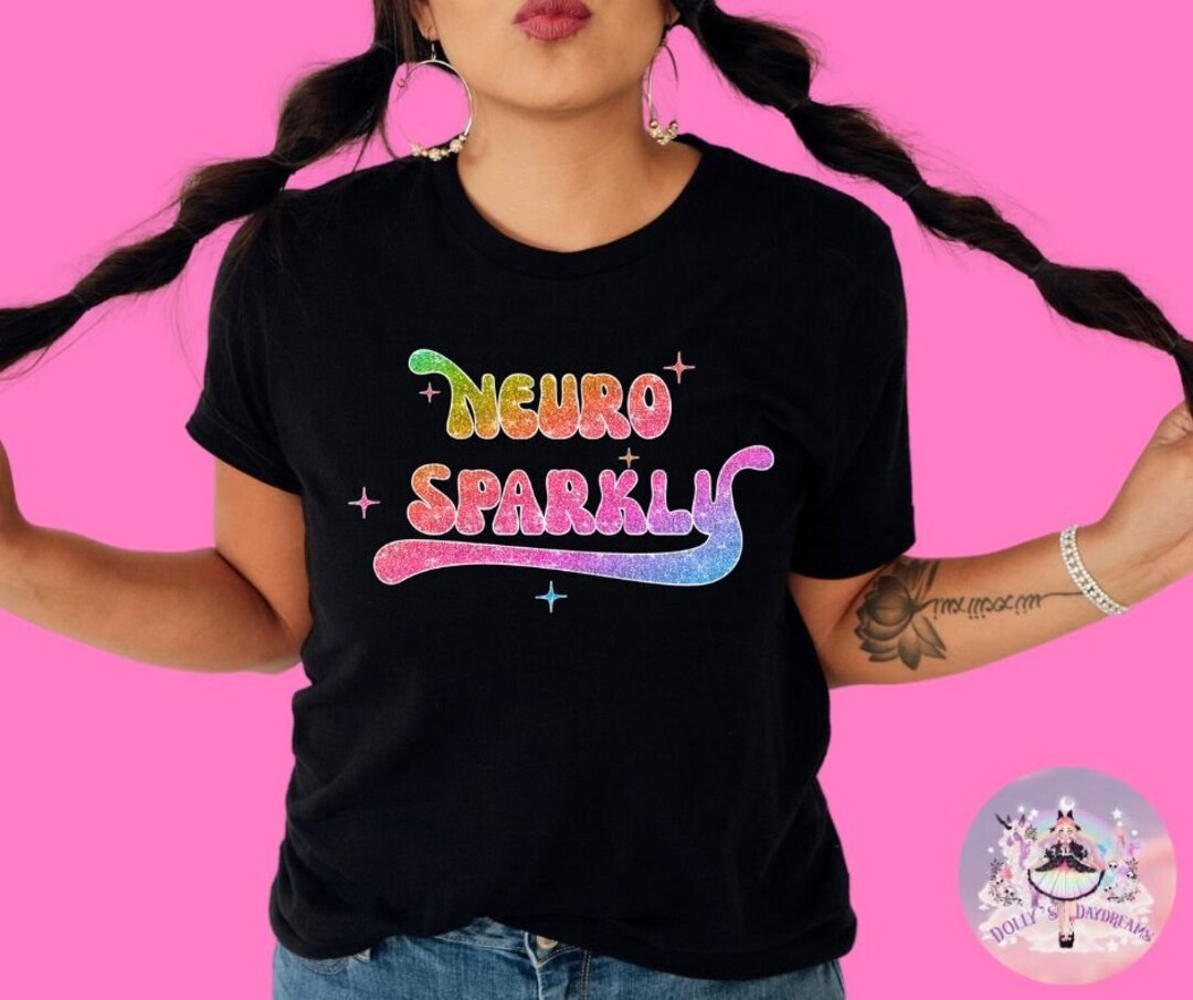 Neuro Sparkly T-shirt - Etsy