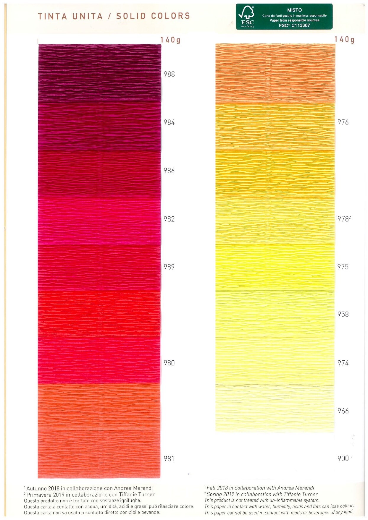 40 Colors Crepe Paper Italian Premium Crepe Paper Rolls - Etsy