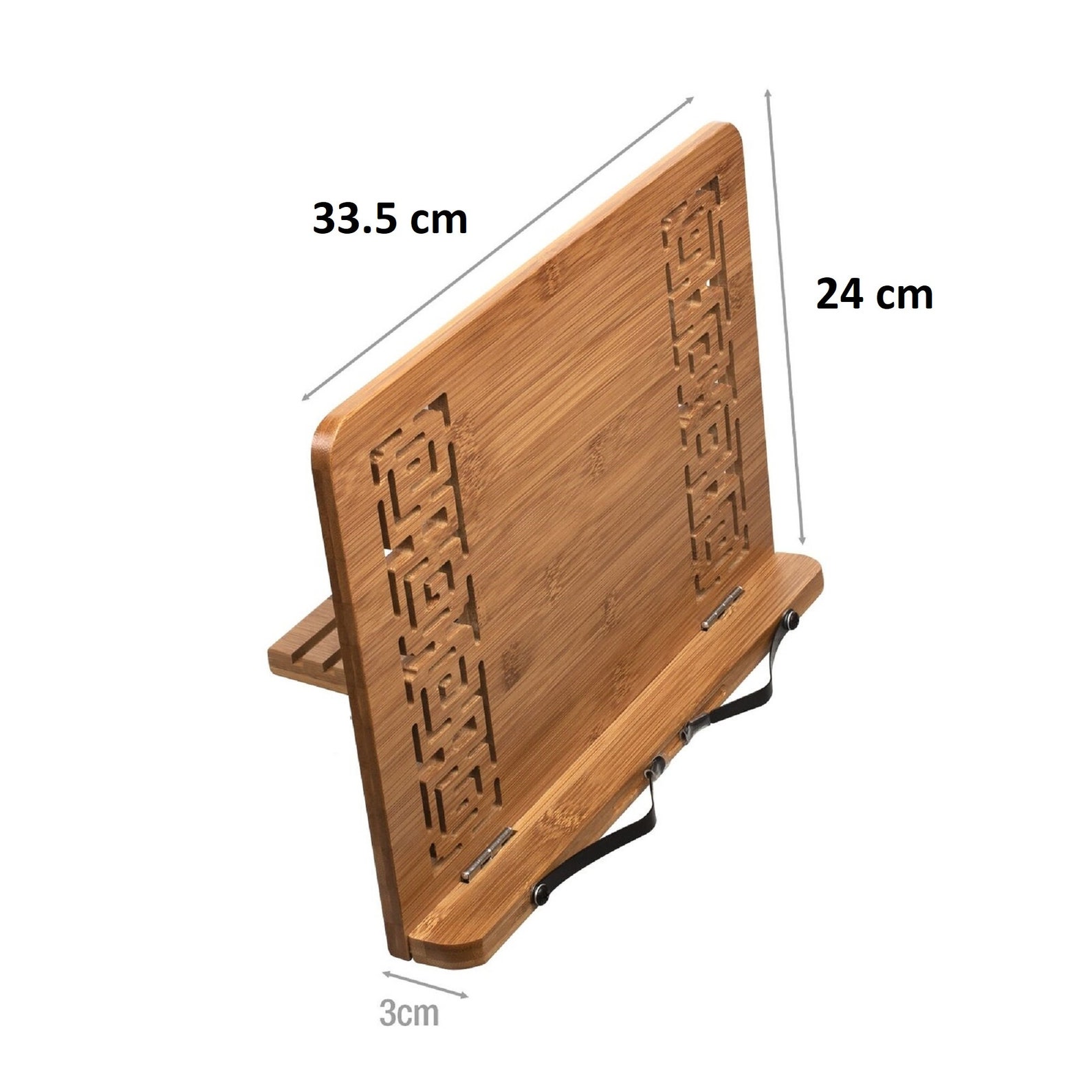 Handmade Bamboo Book Stand Adjustable Book Holder Tray | Etsy UK