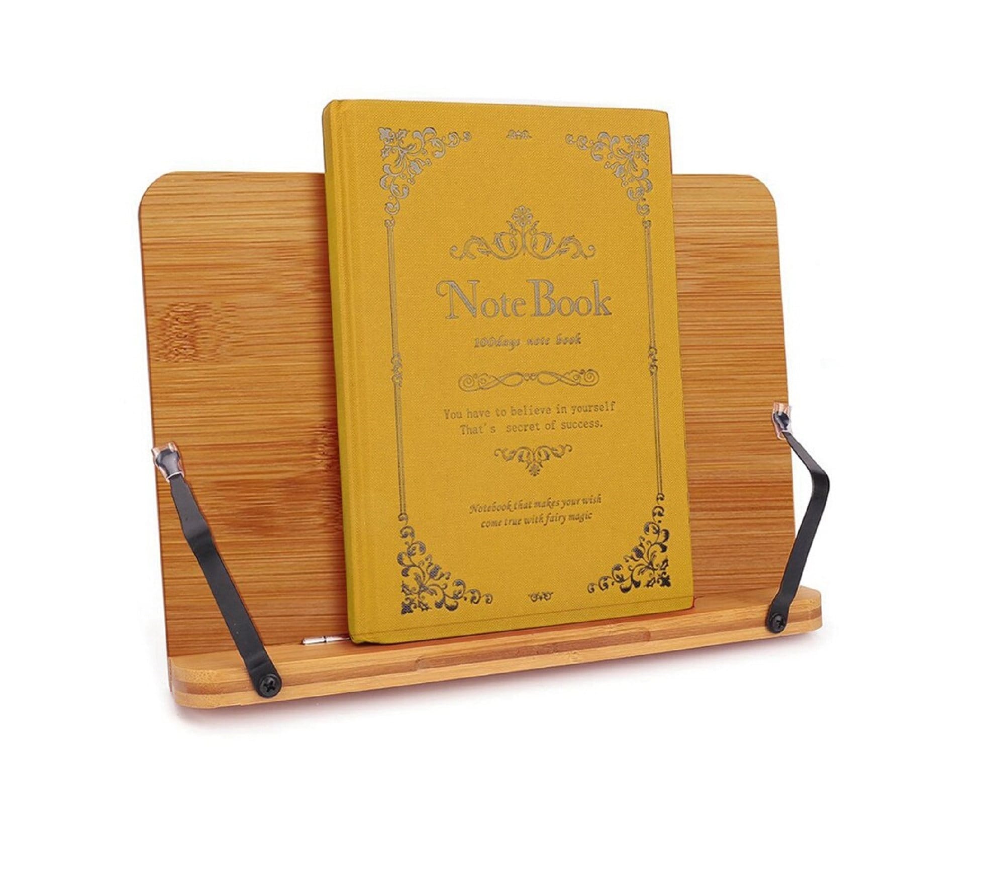 Handmade Bamboo Book Stand Adjustable Book Holder Tray - Etsy UK