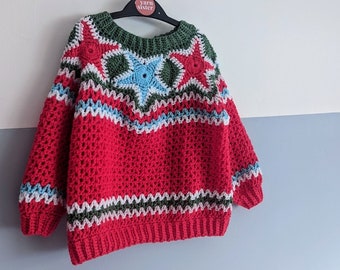 Star Jumper Knitting Pattern - Etsy