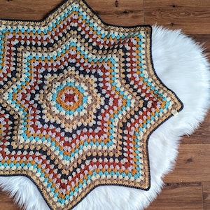 Granny Stardust Crochet Pattern - Etsy