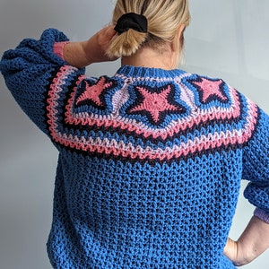 Star Girl Adult Jumper Crochet Pattern - Etsy