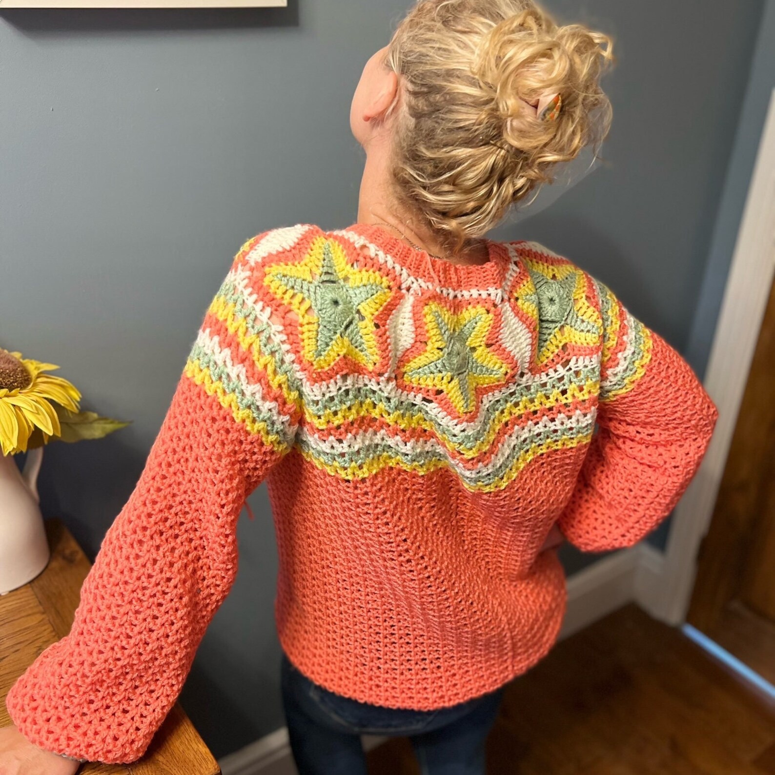 Star Girl Adult Jumper Crochet Pattern - Etsy