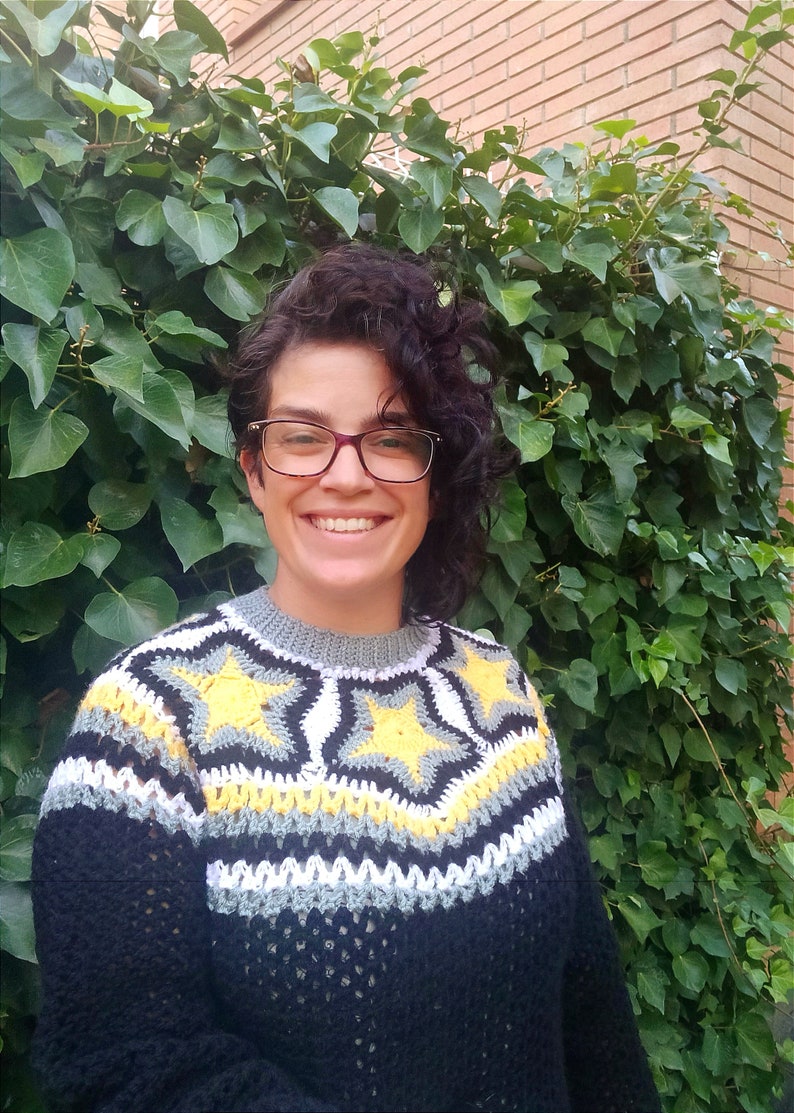 Star Girl Adult Jumper Crochet Pattern - Etsy