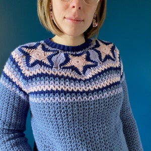 Star Girl Adult Jumper Crochet Pattern - Etsy