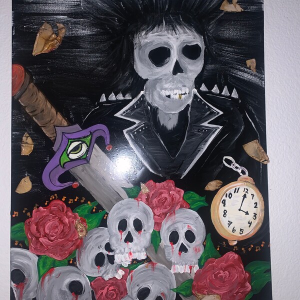 Momento Mori Painting - Etsy