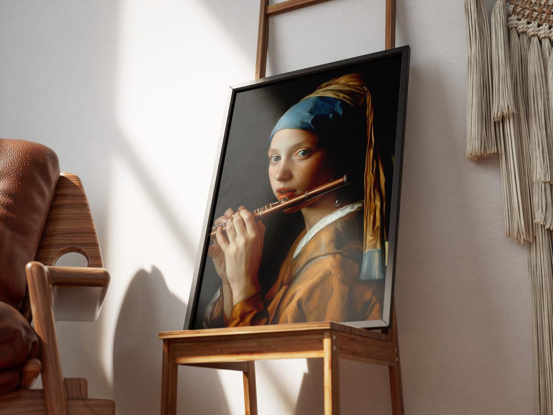 Girl With a Pearl Earring Poster Print, Fun Poster Printing, Birthday ...