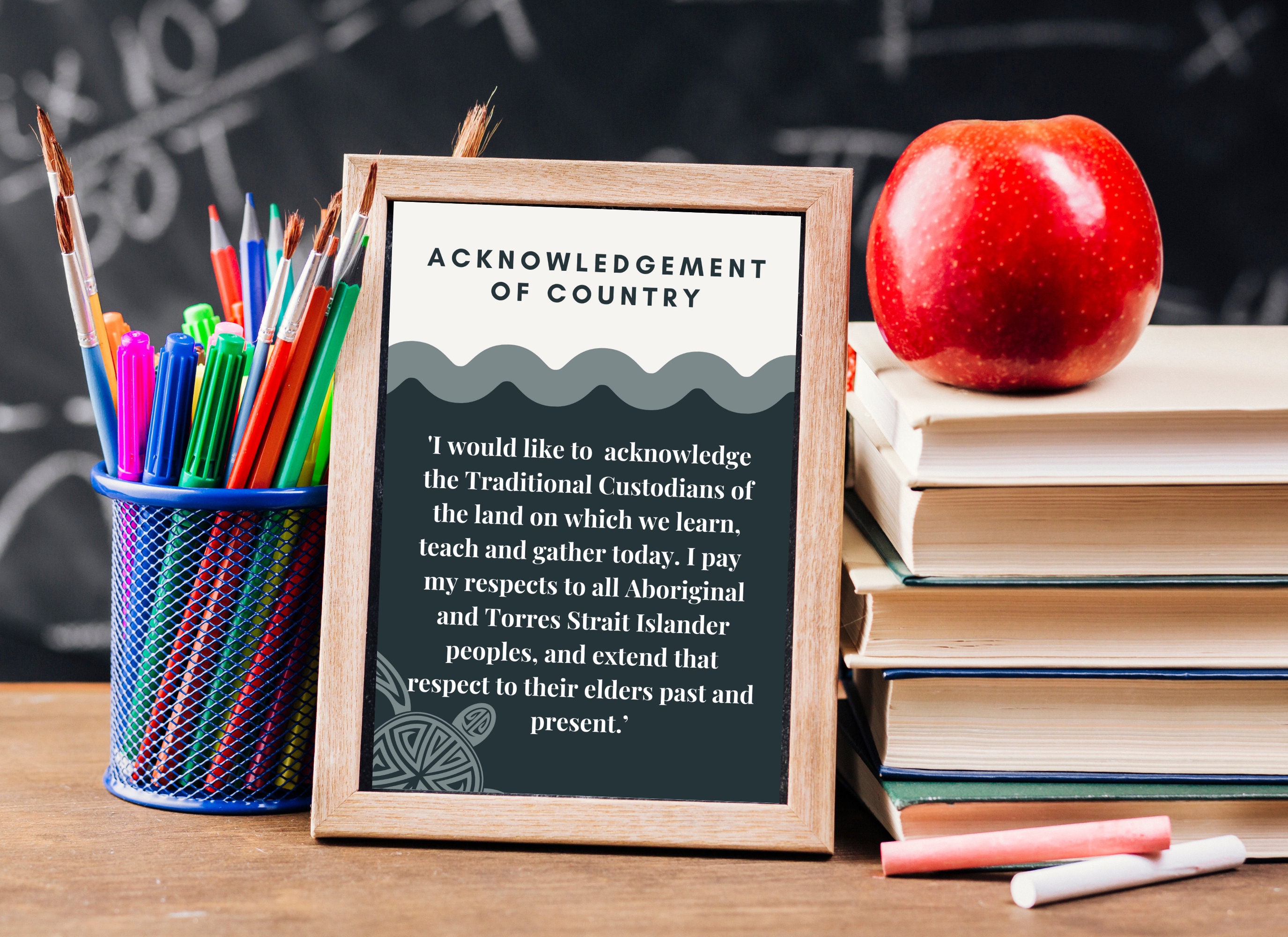 Acknowledgement to Country Poster Cultural Respect - Etsy Australia