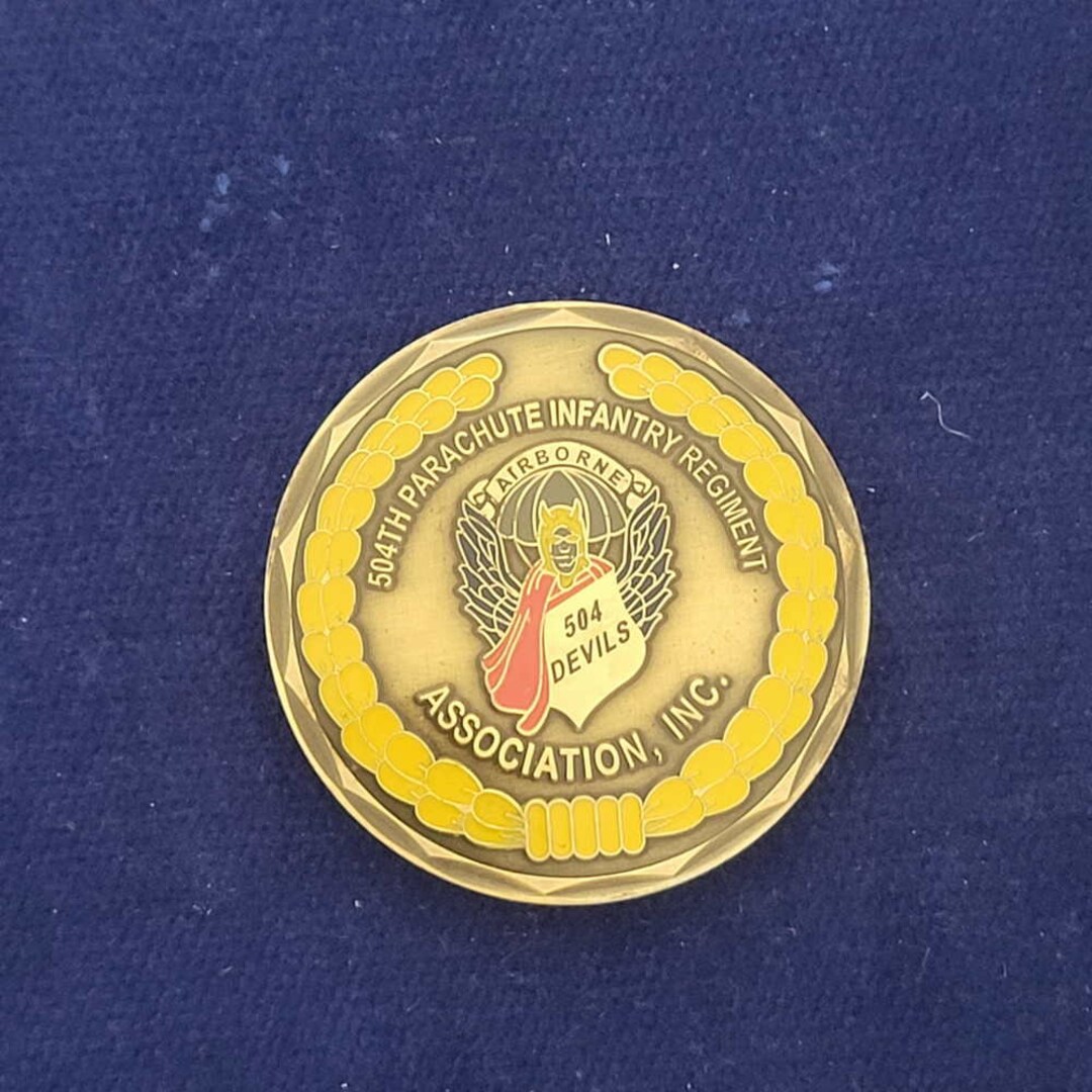 Challenge Coin 504t Parachute Infantry Regiment - Etsy