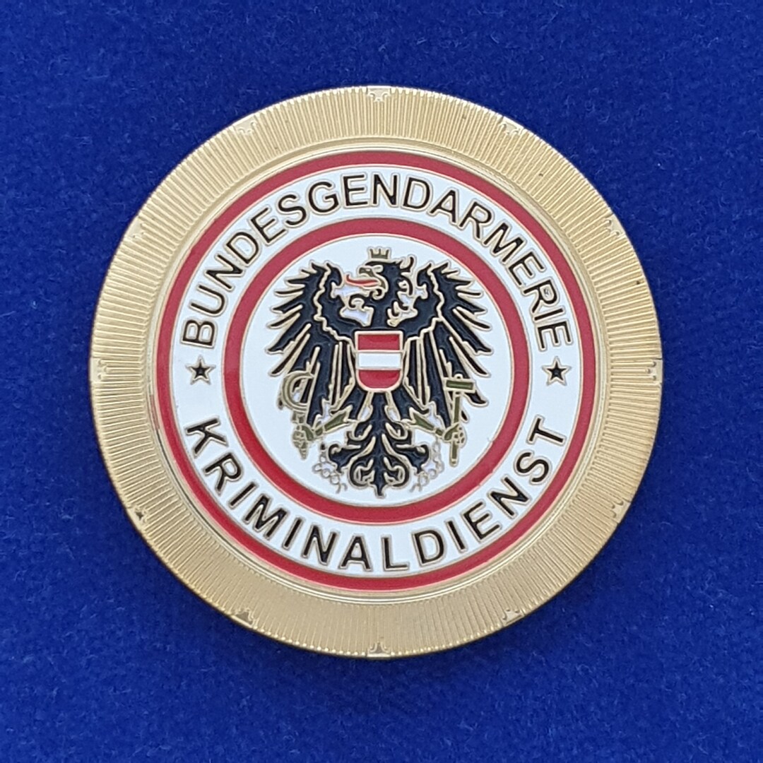 Challenge Coin Cockade Federal Gendarmerie Austria - Etsy