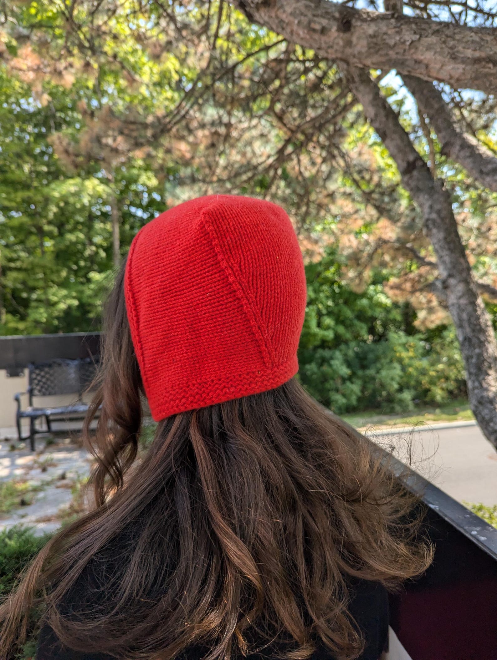 Red Merino Wool Knitted Bonnet: Retro Winter Tie Hat - Etsy Canada