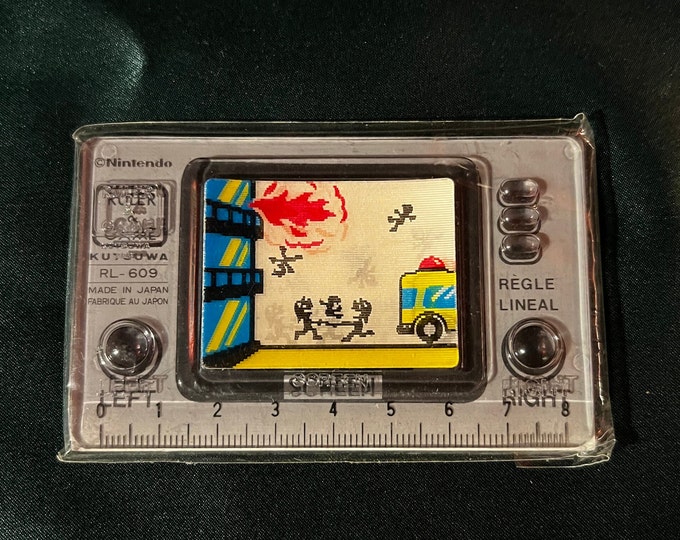 Nintendo Game and Watch Ruler Fire FR-27 - Etsy