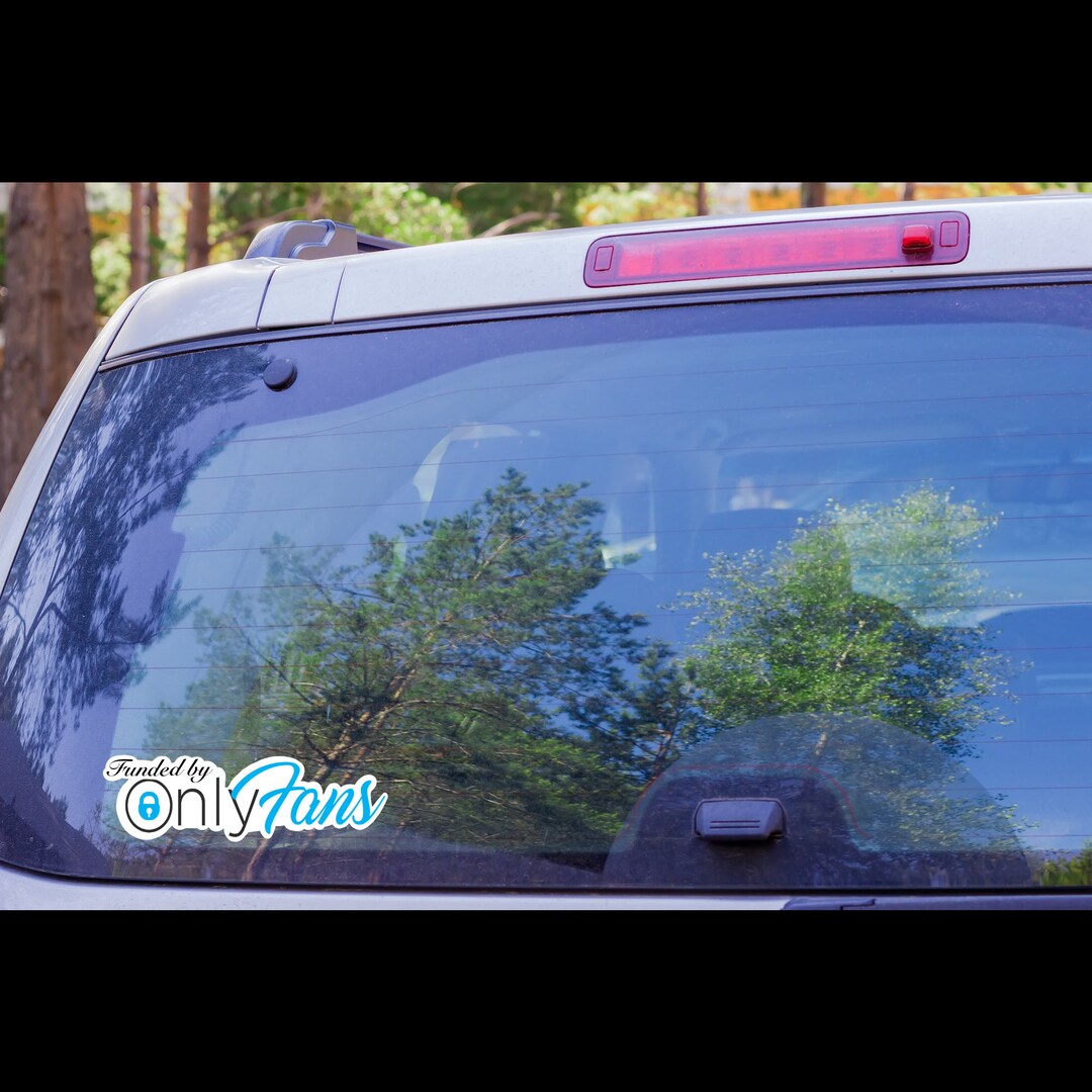 Funded by Onlyfans Permanent Vinyl Decal - Etsy