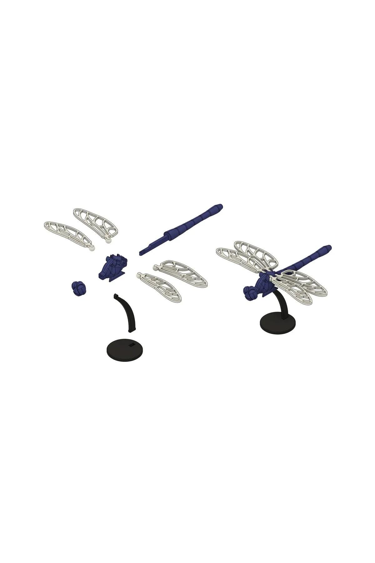 Jointed Movable Foldable Dragonfly Toy Gift Fun - Etsy