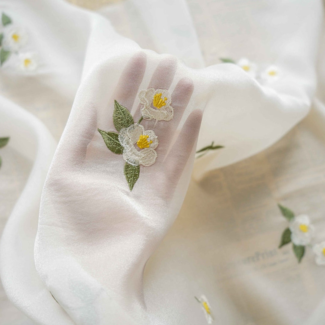 Flower Chiffon Fabric,curtain Fabric,flower Fabric,dress Fabric,printed ...