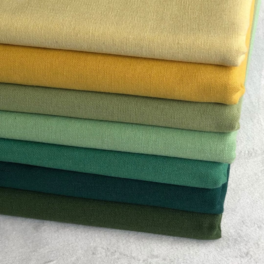 Solid Linen Fabric,designer Fabric,plain Fabric,green Fabric,solid ...