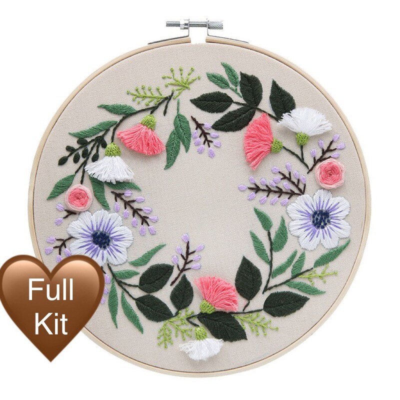 Hand Embroidery Kit - Etsy