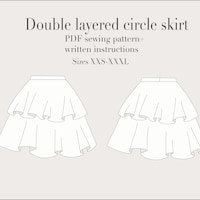 6 Panel Full Length Skirt Sewing Pattern, Sizes UK 8-28/EU 34-54/US 4 ...