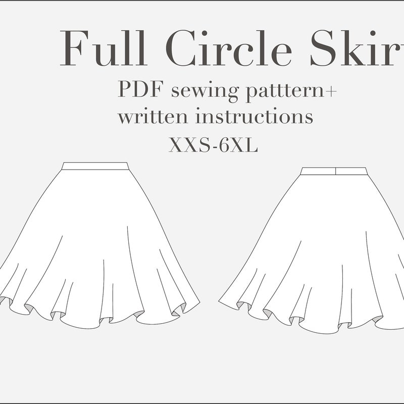 Full Circle Skirt - Etsy