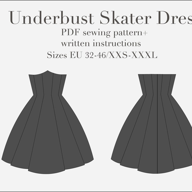 Panel Dress Pattern - Etsy